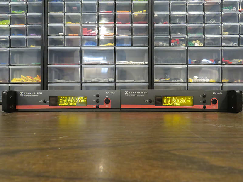 DUAL Sennheiser EM 100 G3-A2 Wireless Audio Receivers w/ Rack | Reverb