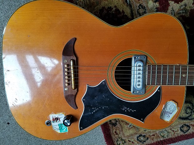 Kay K-6161 Acoustic Lapsteel Slide Guitar early 70s natural | Reverb