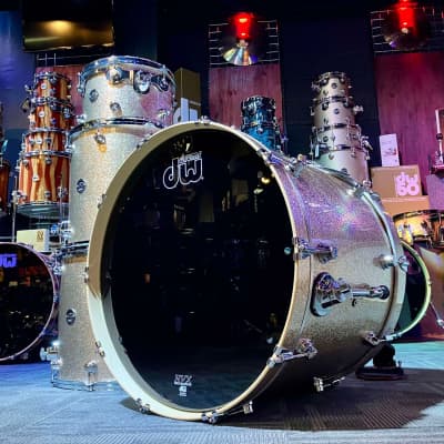 DW Performance Series 4 pc Kit 24,18,16,13 - Bermuda Sparkle | Reverb