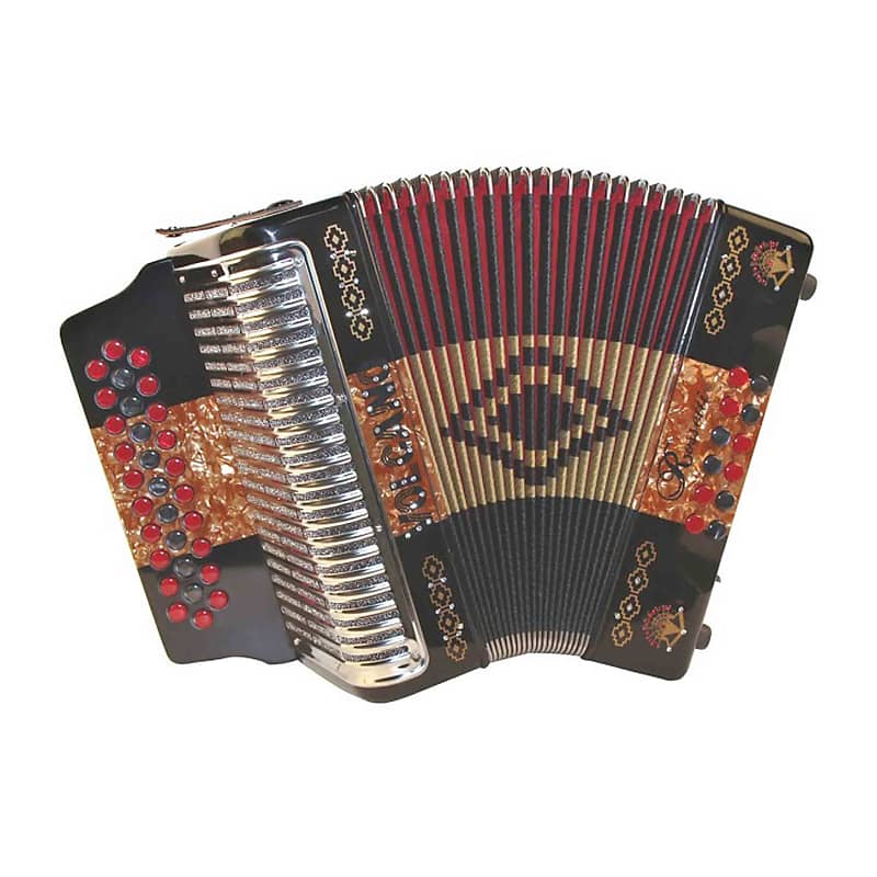 Rossetti Volcano 3112 31 Button 12 Bass Accordion GCF, | Reverb