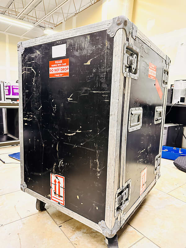 Nelson 16U Space Shockmount Rack Case w/Front & Rear Rack | Reverb