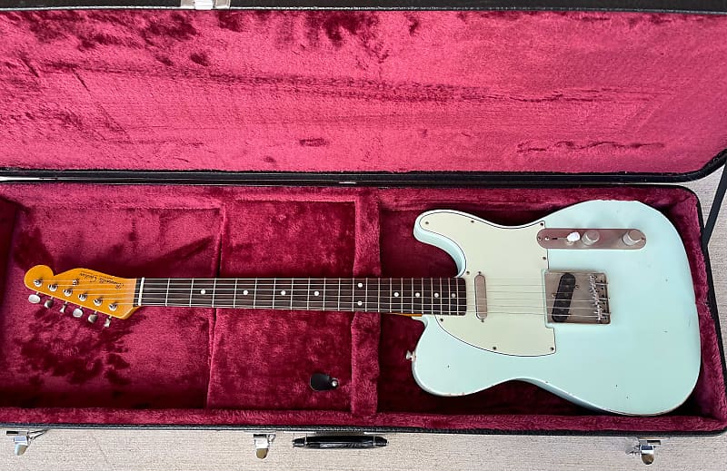 Bonneville Telecaster 2021 Sonic blue (light relic) | Reverb