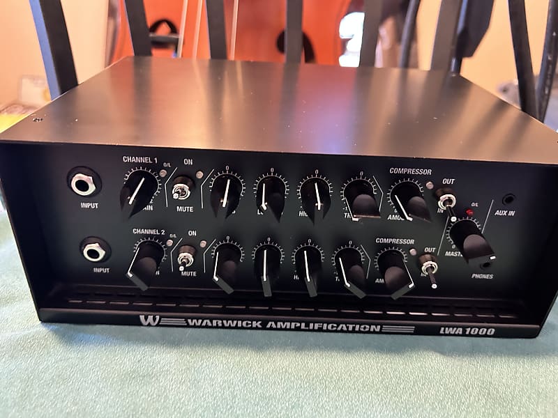 Warwick LWA 1000 Bass amp head 2015? - Black Gloss | Reverb