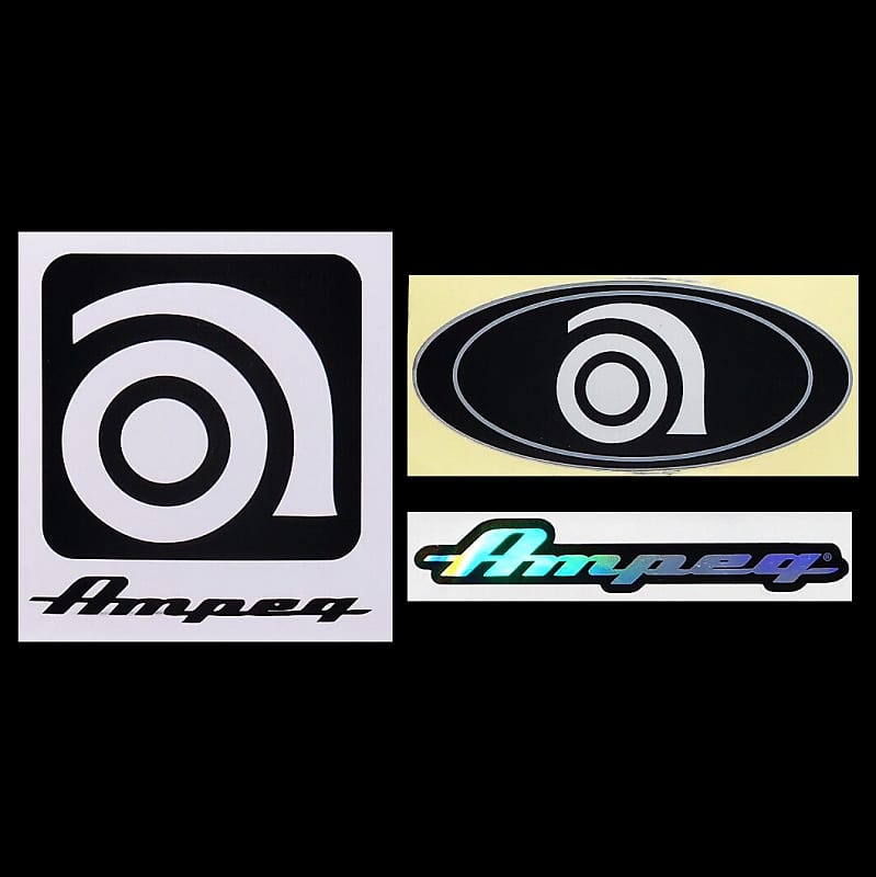 AMPEG HOLOGRAPHIC STICKER (3 PACK) INSANELY RARE LIMITED | Reverb