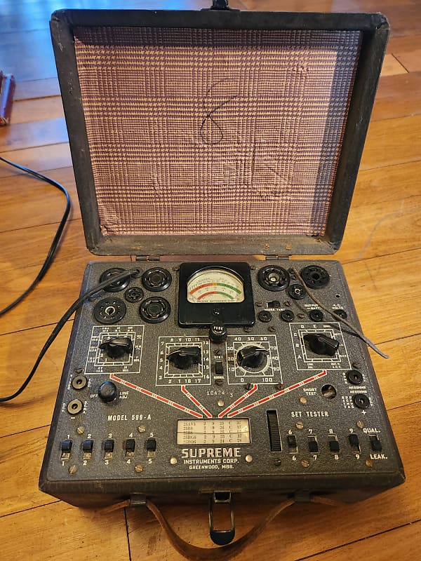 Supreme Radio Corp 599-A Tester | Reverb