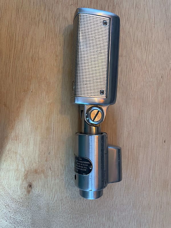 Shure 330 Uniron Ribbon Microphone 1950s - Silver | Reverb Canada