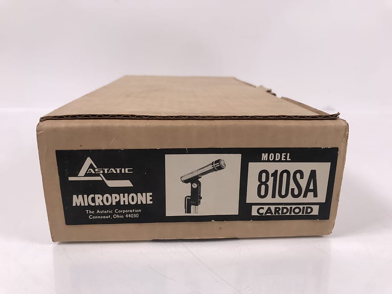 NOS Astatic 810SA Cardioid Dynamic Fixed Mount Microphone | Reverb