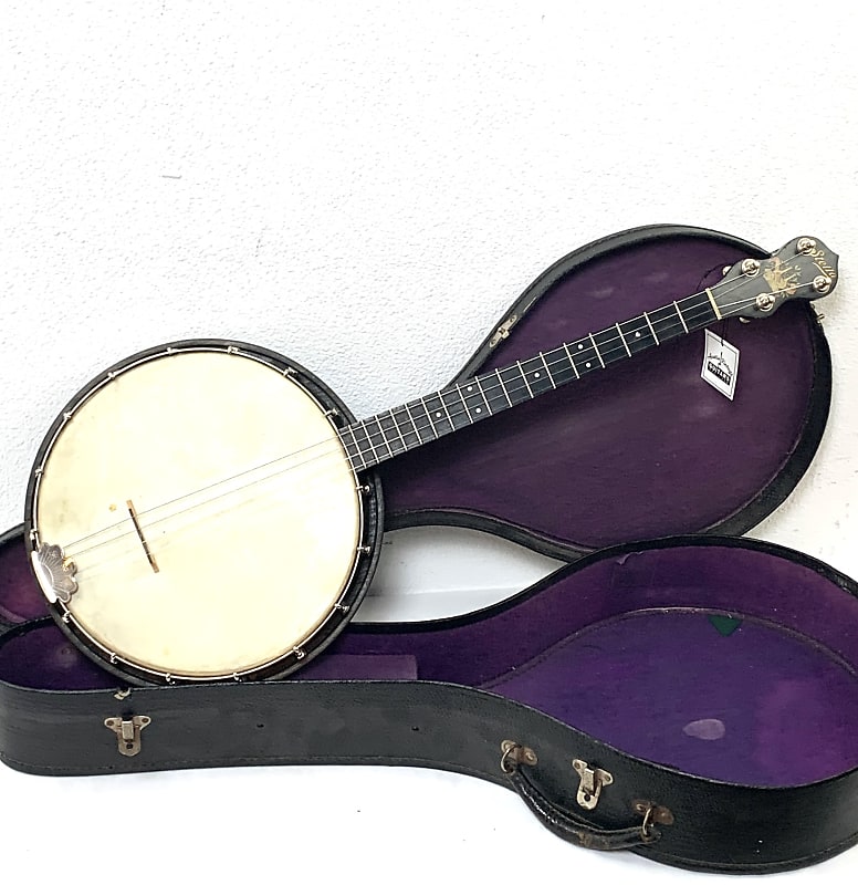 Stella Tenor Banjo w/ Original Case 1920's | Reverb