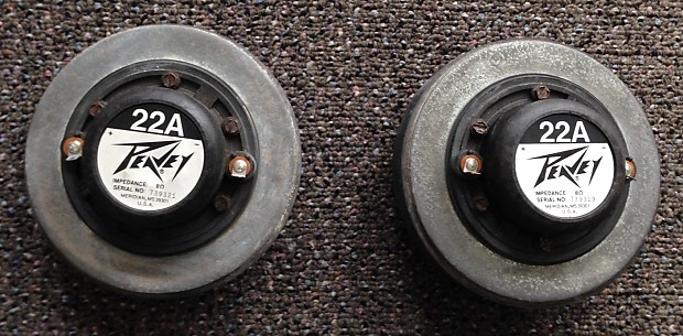 Two Peavey 22A HF Drivers | Reverb