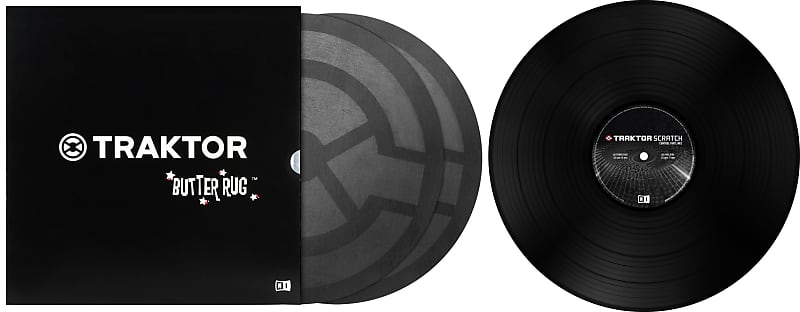 Native Instruments Traktor Butter Rugs DJ Slipmats with | Reverb