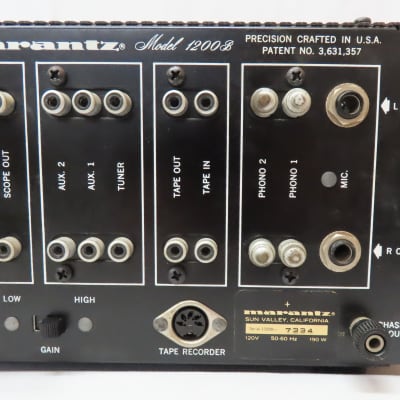 Vintage Marantz 1200B Stereo Integrated Amplifier - 100 Watt | Reverb