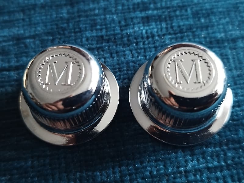 Mosrite Control Knobs NOS 80s - Chrome | Reverb