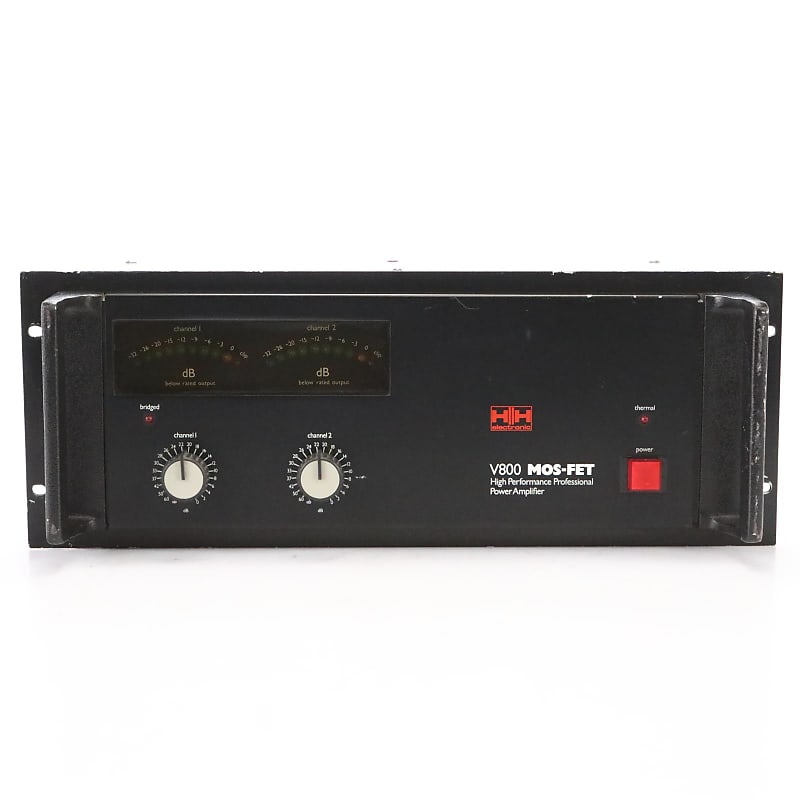 HH Electronics V800 Mos-Fet 2-Channel High Performance Power | Reverb