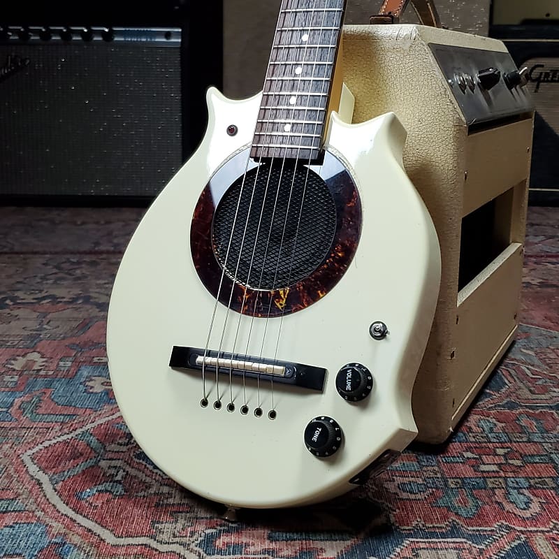 Morris S-1 Sound Circus Electric Amplified Travel Guitar | Reverb