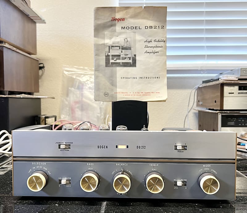 Vintage David Bogen DB212 Integrated Tube Amplifier w/ | Reverb