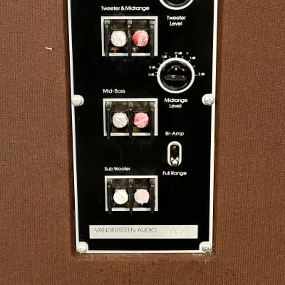 Vandersteen Model 4 Tower Speakers w/ WX-4 Crossover (Pair) | Reverb
