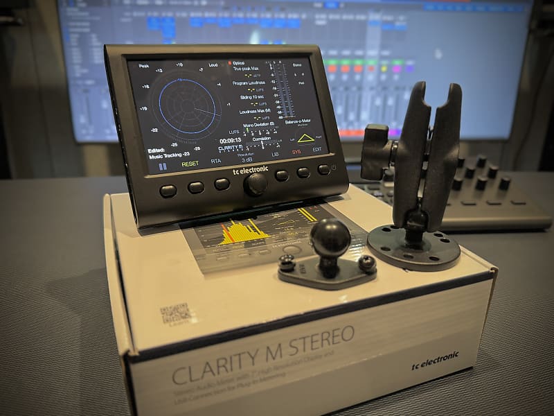 TC Electronic Clarity M Stereo Loudness Meter w/RAM Mount | Reverb