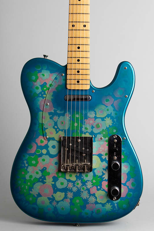 Fender Blue Floral Telecaster Solid Body Electric Guitar Fender Blue Floral Telecaster Solid Body Electric Guitar