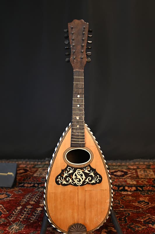 Antique Oscar Schmidt 12-String Mandriola Mandolin c1900s | Reverb