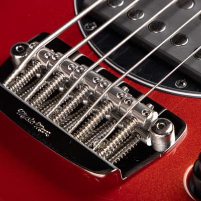 Ernie Ball Music Man Bongo 5 HH - Blood Orange | Reverb