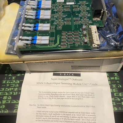 Solid State Logic XR624 X-Rack 8 Input Summing Module 2012 - | Reverb
