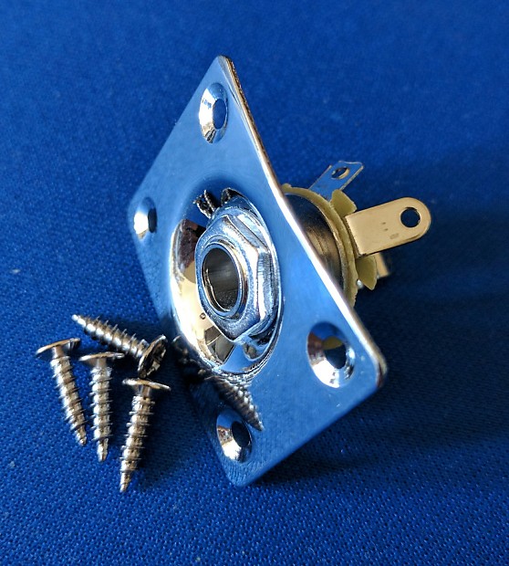 Jack Plate and Jack Socket, for Les Paul, Telecaster etc | Reverb UK