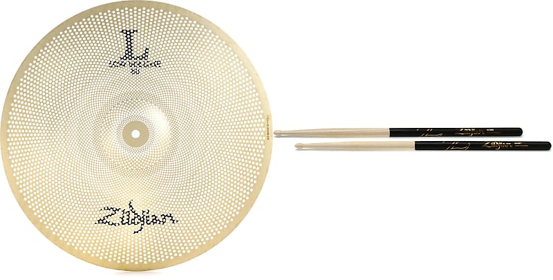 Zildjian 18 inch L80 Low Volume Crash/Ride Cymbal Bundle with | Reverb