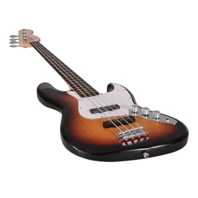 Artist AJB Sunburst Electric Bass Guitar with Accessories | Reverb UK