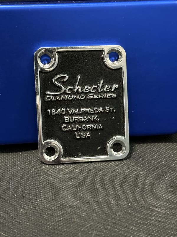 Schecter Diamond Series Electric Guitar Neck Plate 2010’s | Reverb
