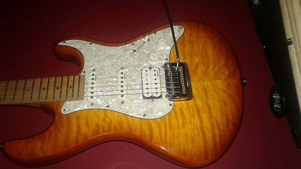 Dean Stratocaster w/ Quilted Maple Top | Reverb