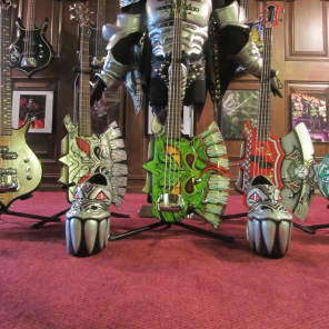 Gene Simmons Cort Axe Bass - Custom Painted by Gentry Riley - | Reverb