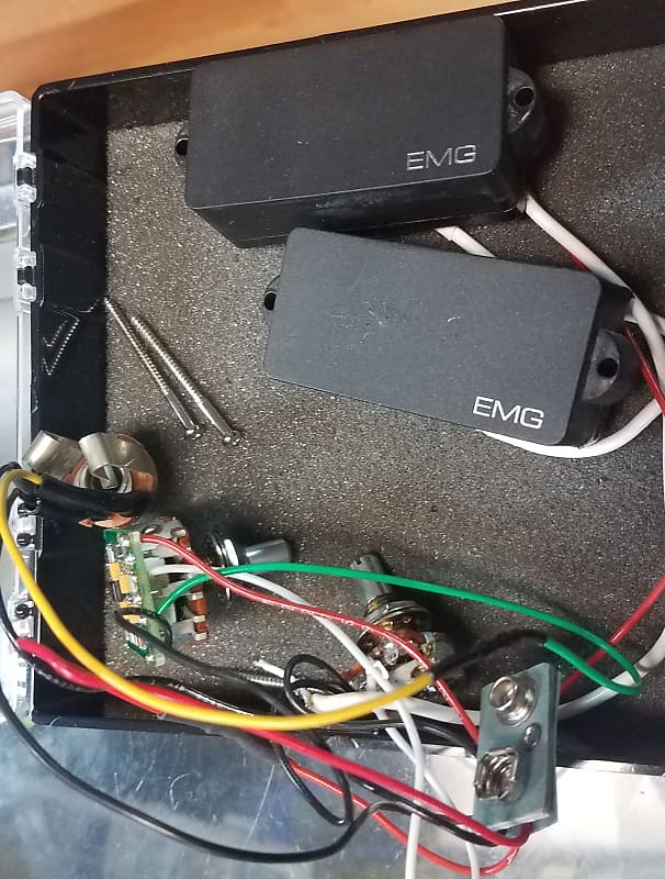 EMG P Precision bass pickup black active electronics | Reverb