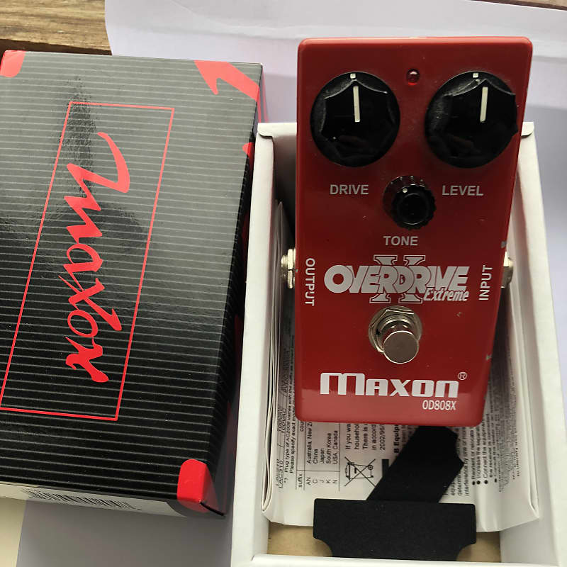 Maxon OD-808X Extreme Overdrive 2010s - Red | Reverb UK