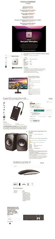 Apple MAC MINI M1 BUNDLE!! | Reverb