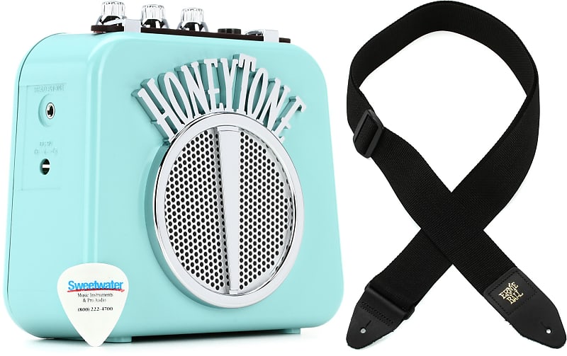 Danelectro Honeytone N-10 Mini Guitar Amp - Aqua Bundle with | Reverb