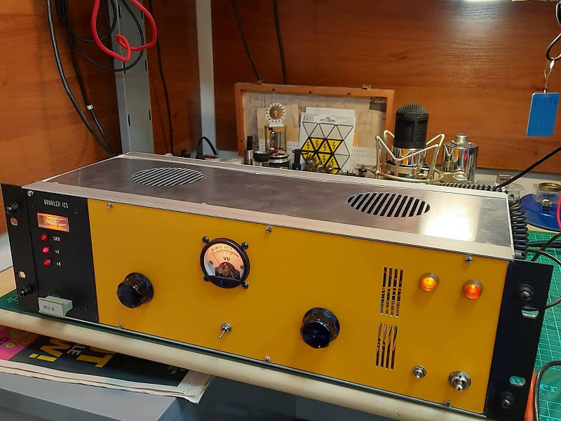 AEG One Channel valve mic preamplifier 2022 - Yellow | Reverb Canada