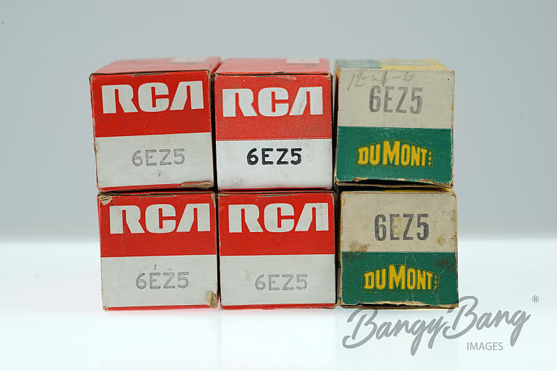 6 Vintage Mix 6EZ5/6EY6/6V6 Octal Beam Power Tube Valve- | Reverb