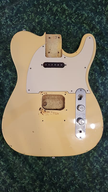 Raven Telecaster body ...original and looks road worn | Reverb