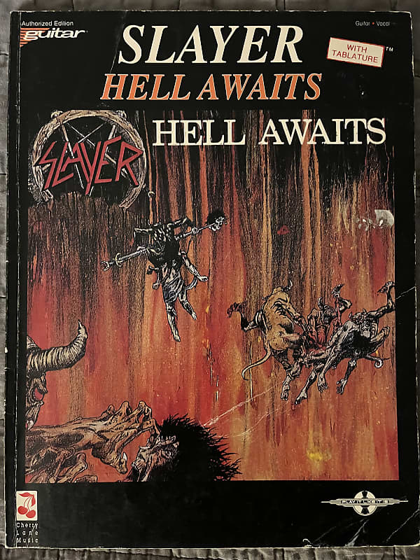 Slayer - Hell Awaits - Guitar Tab / Tablature Book | Reverb