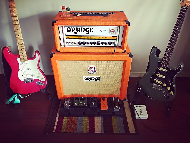 Orange Rockerverb 100 Mk1 Head & PPC212OB Open Back 2x12 | Reverb