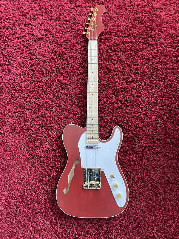 Custom Thinline Telecaster 2022 Barn Red | Reverb