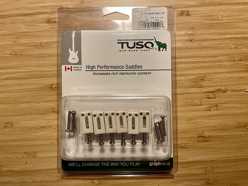 Graph Tech TUSQ Saddles for Strat/Tele, 2-1/16" Spacing - | Reverb UK