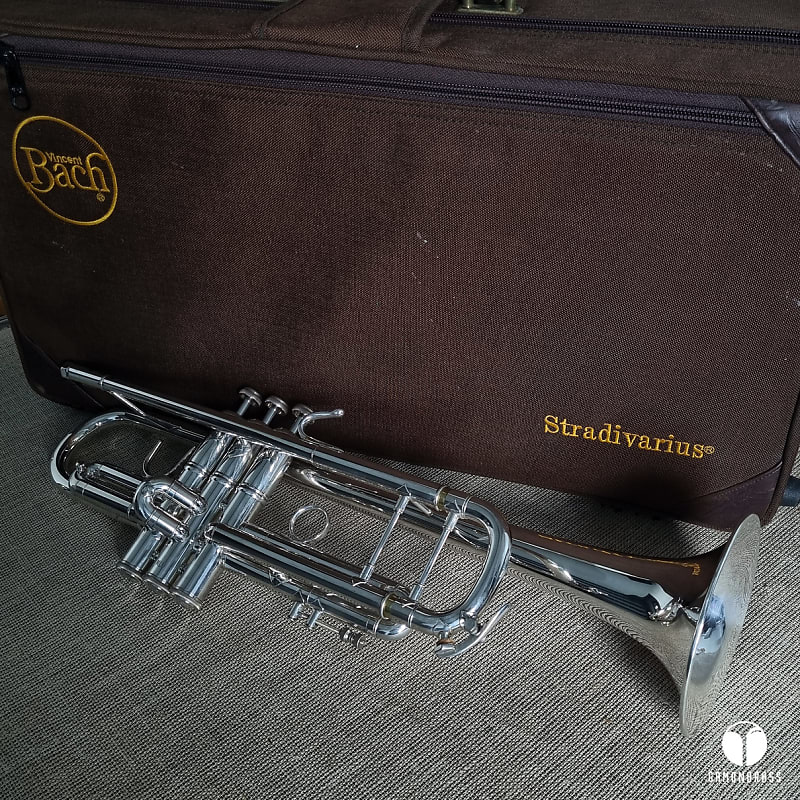 Vincent Bach Stradivarius 72 MLV Vindabona trumpet Bach case | Reverb
