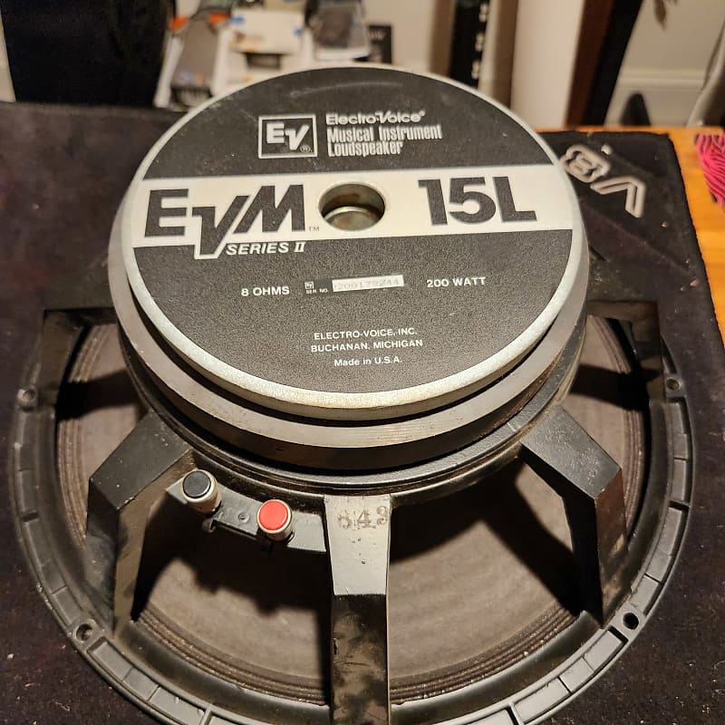 Electro Voice EVM Series II 15L 8 ohm 15" and two smaller | Reverb