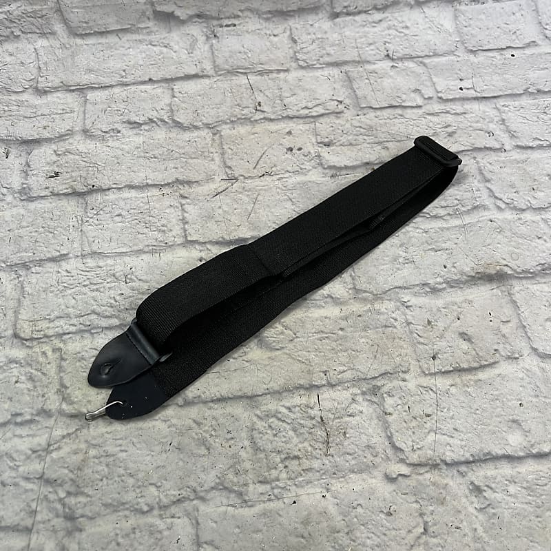 Unknown Black Nylon Guitar Strap | Reverb