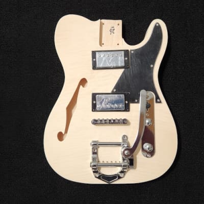 Slimline Tele Style Semi Hollow Body DIY Kit w/Rosewood FB by | Reverb