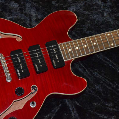 Vintage AV3 semi acoustic by Trev Wilkinson=rare 3x P-90 | Reverb