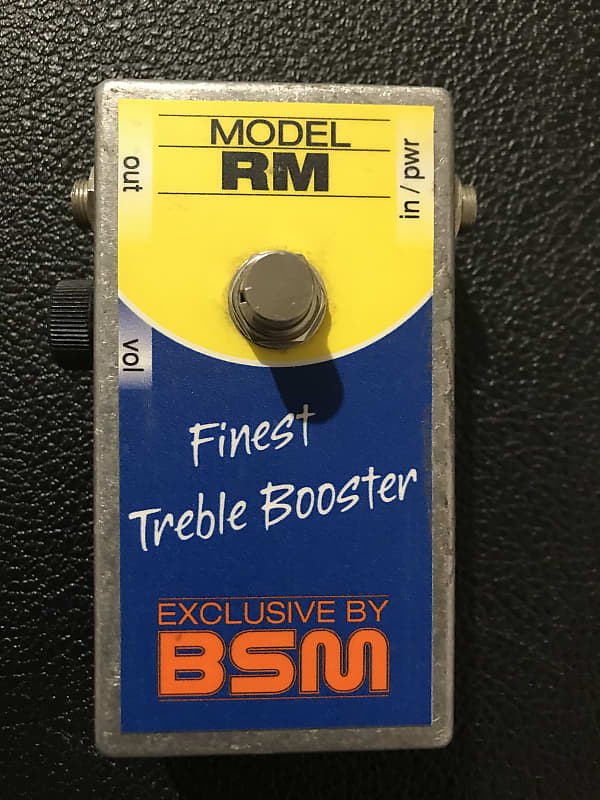 BSM RM Finest Treble Booster 2020-2023 | Reverb