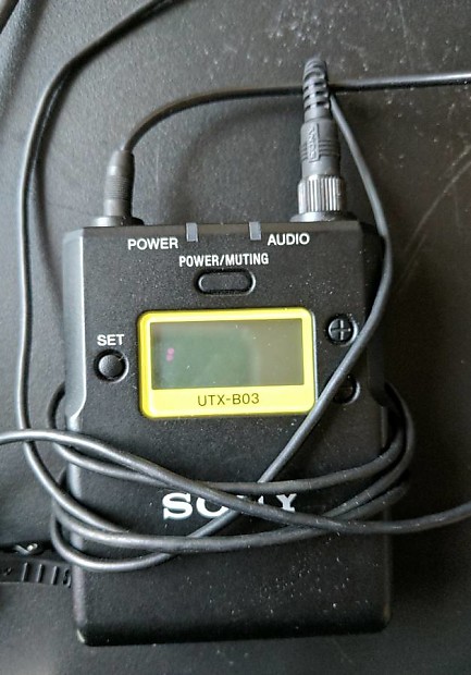 Sony UTX-B03 Wireless Transmitter Lavalier Mic Pack | Reverb