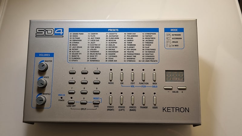 Ketron SD4 | Reverb